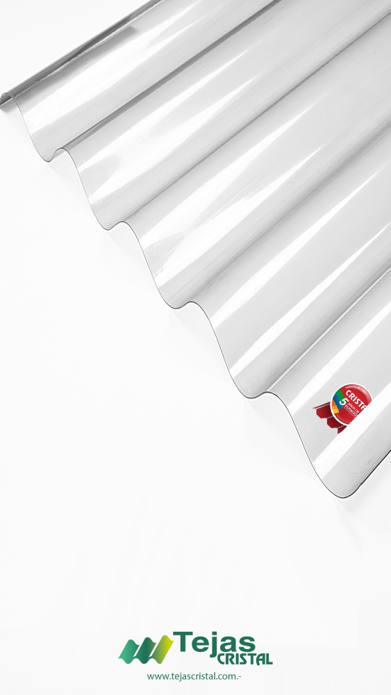 Teja plástica P7 – Tejas Cristal