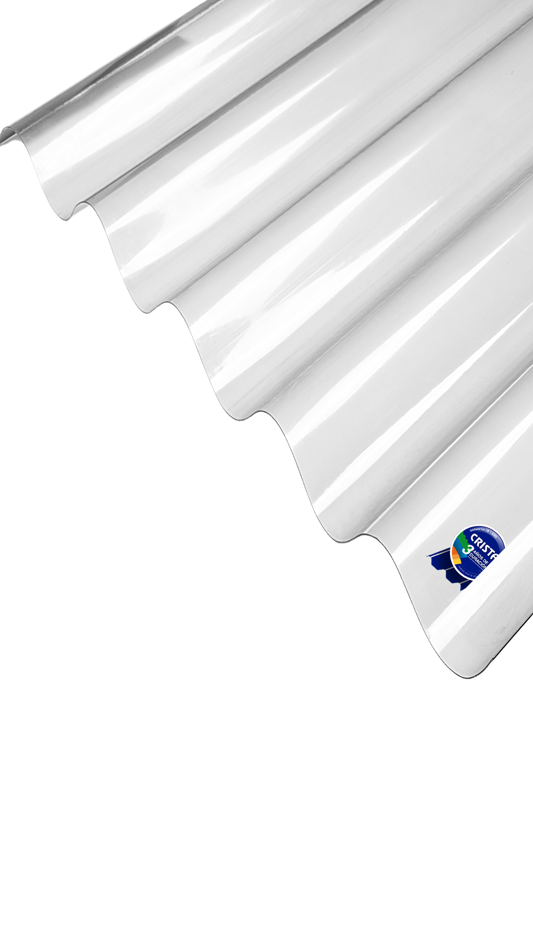 Teja plástica P7 – Tejas Cristal